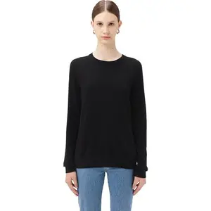Gobi Cashmere Cashmere Crewneck Sweater - Black