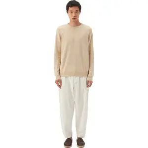 Gobi Cashmere Crewneck Cashmere Sweater - Beige