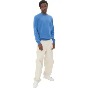 Gobi Cashmere Crewneck Cashmere Sweater Blue