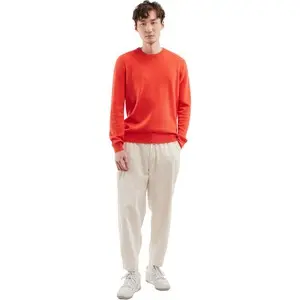 Gobi Cashmere Crewneck Cashmere Sweater - Fiesta