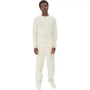 Gobi Cashmere Crewneck Cashmere Sweater - Marshmallow