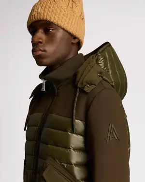 ALPENHAUS Nimbus Lightweight Hybrid Bomber Jacket - Olive