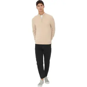 Gobi Cashmere Collared Knitwear For Men