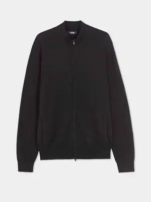 Gobi Cashmere Essential Full-zip Cashmere Cardigan - Black