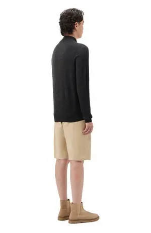 Gobi Cashmere Essential Full-zip Cashmere Cardigan - Charcoal