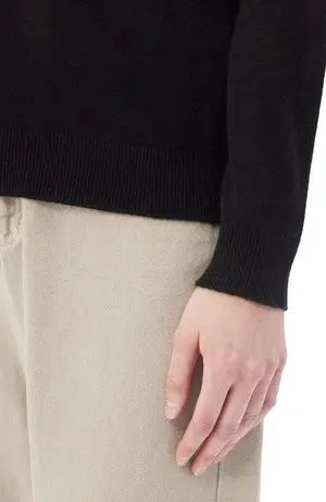 Gobi Cashmere Essential Cashmere Turtleneck Sweater - Black