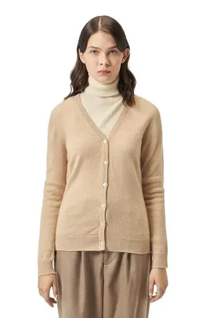 Gobi Cashmere V Neck Cardigans For Women