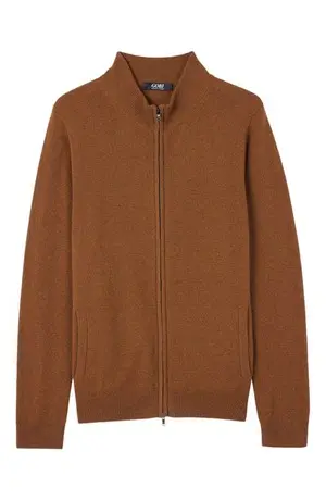Gobi Cashmere Gobi Cashmere Full-Zip Cashmere Cardigan Chipmunk
