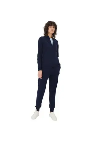 Gobi Cashmere Gobi Cashmere Full-Zip Cashmere Cardigan Navy