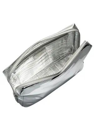 WELLINSULATED Performance Beauty Bag Large - Silver
