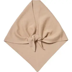 HYER GOODS Upcycled Merino Wool Head Scarf Camel