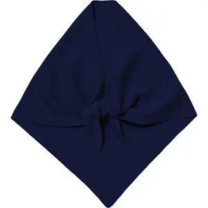 HYER GOODS Upcycled Merino Wool Head Scarf - Dark Navy