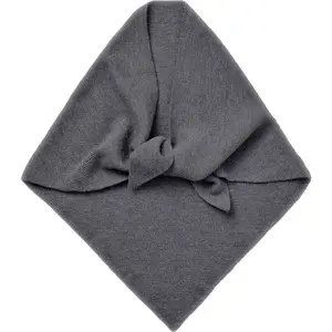 HYER GOODS Upcycled Merino Wool Head Scarf Heather Grey
