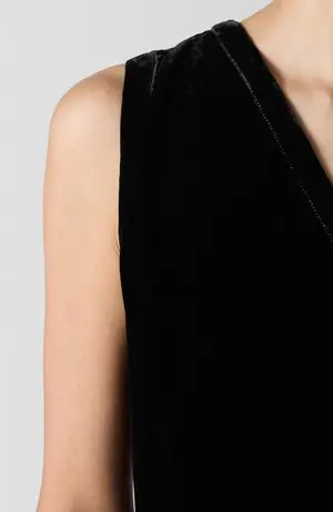 Eileen Fisher Velvet Tie Back Vest