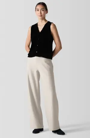 Eileen Fisher Velvet Tie Back Vest