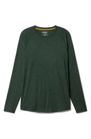 RHONE Atmosphere Long Sleeve T-shirt - Jungle Green Heather