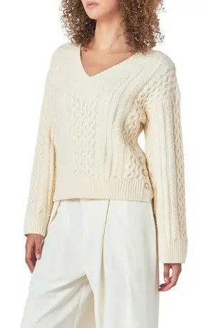 Endless Rose Cable Stitch Sweater