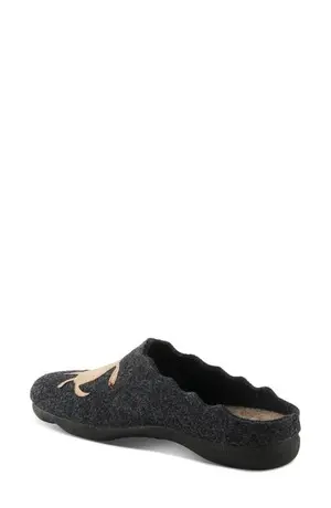 SPRING STEP SHOES Petlove Slipper - Black Multi