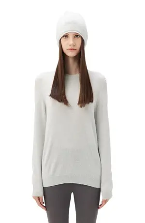 Gobi Cashmere Cashmere Hat & Sweater Set - Milky Green