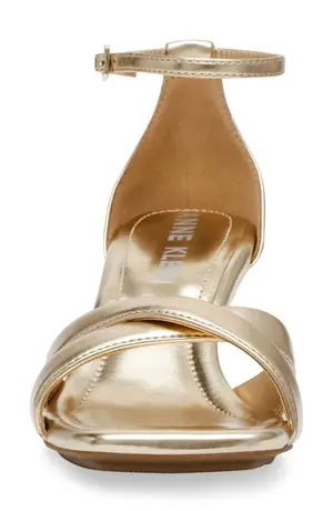 Anne Klein Joss Ankle Strap Kitten Heel Sandals