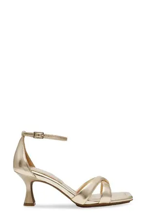 Anne Klein Joss Ankle Strap Kitten Heel Sandals