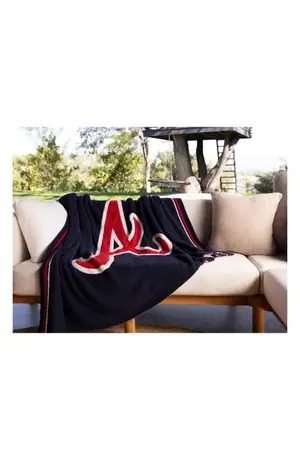 Barefoot Dreams Cozychic® Atlanta Braves Throw Blanket