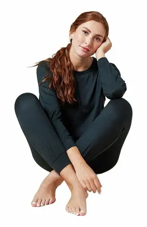 SOFTIES Dream Jersey Lounge Set - Black
