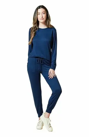 SOFTIES Dream Jersey Lounge Set - Midnight