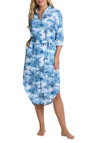 Tommy Bahama St. Lucia Toile Shirt Dress