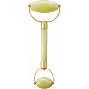 WHITE LOTUS BEAUTY Premium Double Jade Roller - Green