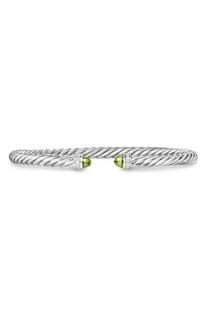 David Yurman Classic Cable Spira® Bracelet - Peridot