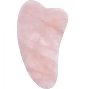 WHITE LOTUS BEAUTY Premium Rose Quartz Gua Sha - Pink