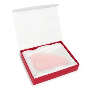 WHITE LOTUS BEAUTY Premium Rose Quartz Gua Sha - Pink