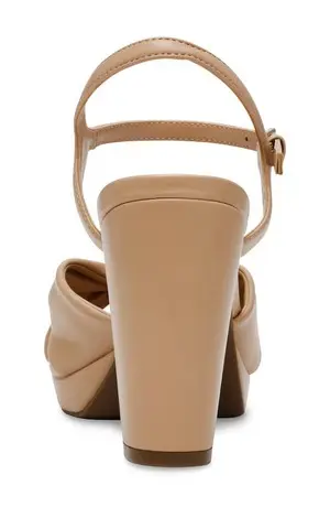 Anne Klein Velia Platform Sandals - Biscotti