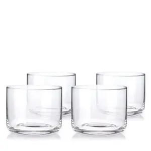 VISKI Raye Crystal Negroni Glasses Set Of 4 - Clear