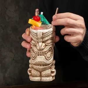 VISKI Pacific High Tide Tiki Mugs Set Of 2