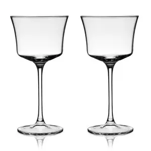 VISKI Raye Crystal Sour Glasses Set Of 2 - Clear