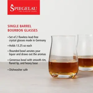 SPIEGELAU Single Barrel Bourbon Glass Set Of 2
