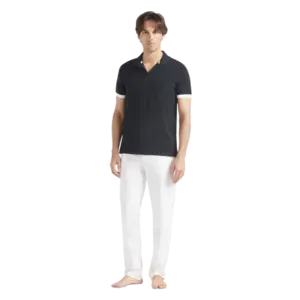 Vilebrequin Solid Cotton Polo - Noir