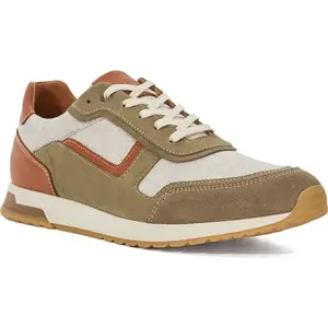 Dune London Toll Sneaker - Khaki