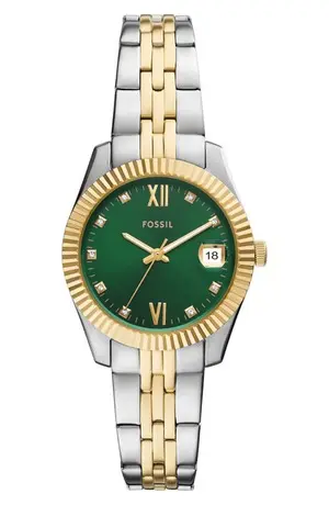 Fossil Scarlette Two-tone Bracelet Watch - Two Tone