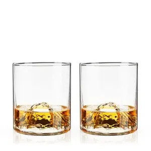 VISKI Mountain Crystal Tumblers Set Of 2