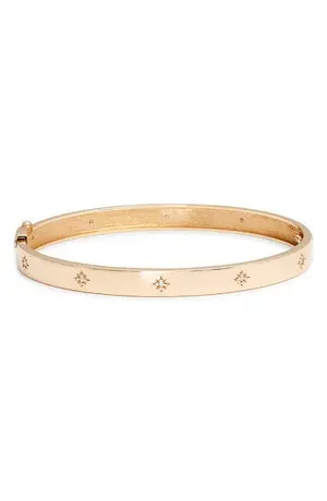 Anzie North Star Stella Diamond Cuff Bracelet - Yellow Gold
