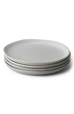 FABLE The Dessert Set Of 4 Plates - Stone Blue