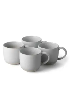 FABLE The Mugs Set Of 4 Stoneware Mugs - Stone Blue