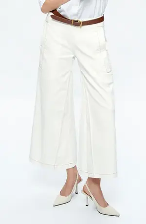 BAYEAS Timothy Low Rise Ankle Wide Leg Jeans