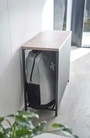 YAMAZAKI Entryway Storage Bench