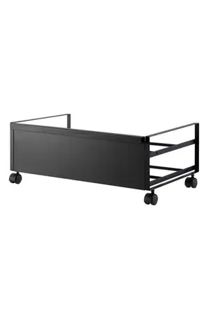 YAMAZAKI Rolling Shoe Rack - Black