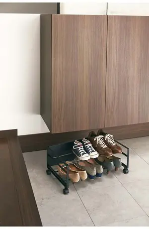 YAMAZAKI Rolling Shoe Rack
