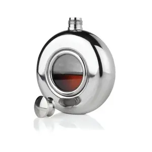 VISKI Irving 5 Oz Scope Flask In Stainless Steel
